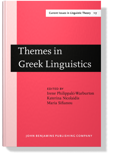 Themes in Greek Linguistics: Papers from the First International ...