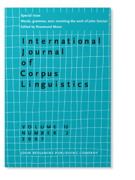 Words, grammar, text: revisiting the work of John Sinclair. Special ...