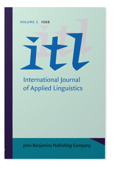 ITL - International Journal of Applied Linguistics 2