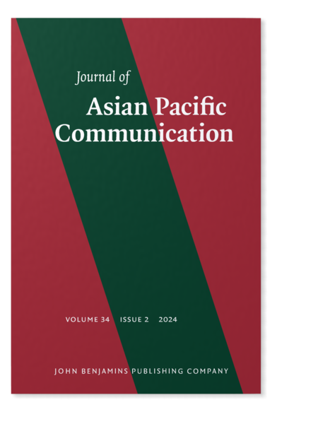 Journal of Asian Pacific Communication 34:2
