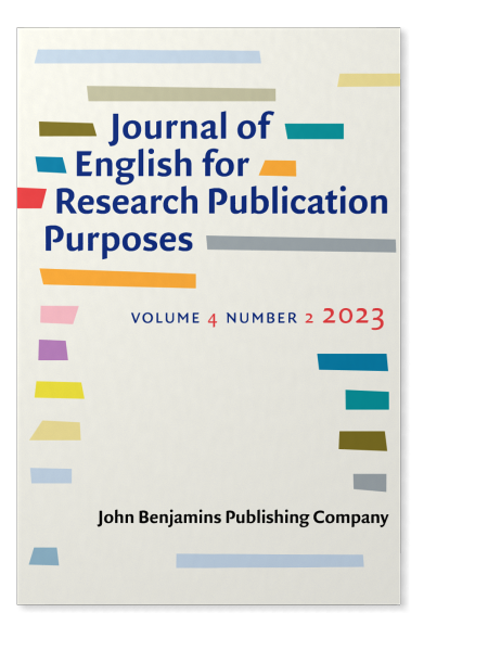Journal of English for Research Publication Purposes