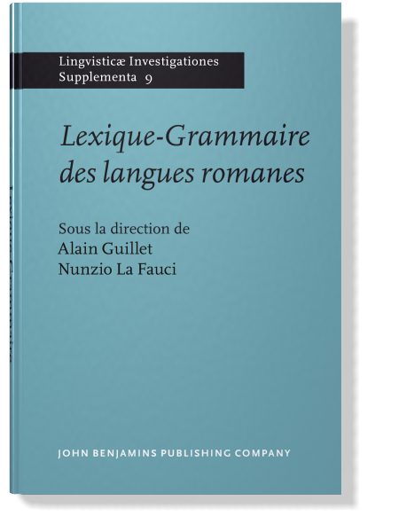 Lexique-Grammaire des langues romanes: Actes du 1er colloque européen ...