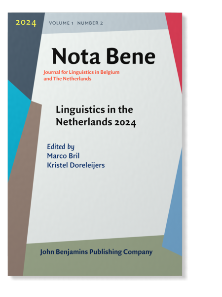 Nota Bene. Journal for Linguistics in Belgium and The Netherlands