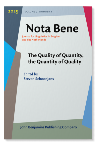 The Quality of Quantity, the Quantity of Quality. Special issue of Nota ...